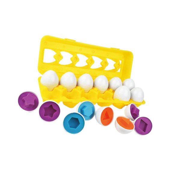 Toddler Matching Egg Toys Kids egg motor skills for Early Educational ...