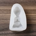 1pc DIY Figurine Display Statue Silicone Molds Portrait Sculpture Resin ...