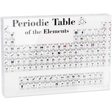 Periodic Table of Elements Chart with 4D Interactive App (Medium ...