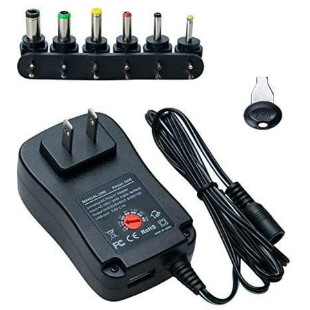 Universal 30W Power Adapter, Covvy 3V/ 4.5V/ 5V/ 6V/ 7.5V/ 9V/ 12V ...