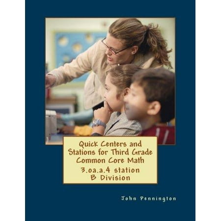 Quick Centers and Stations for Third Grade Common Core Math: 3.OA.A.4 ...