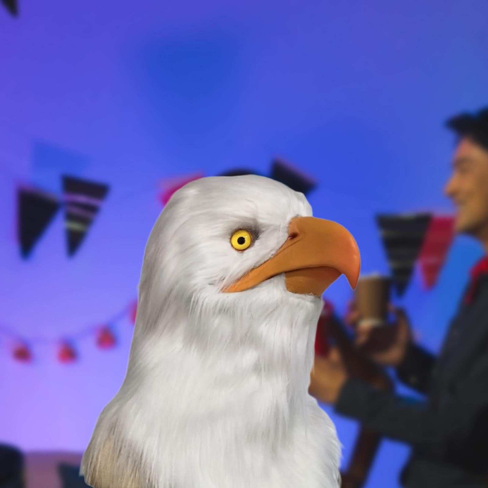 Cubierta de cabeza de águila,Máscara de cabeza de águila calva,máscara ...