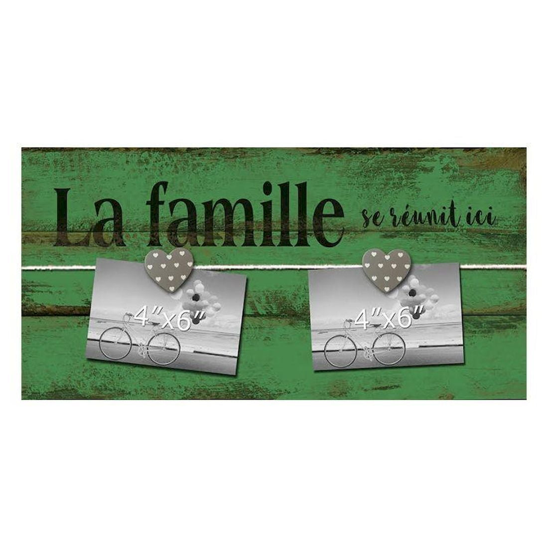La Famille Se Reunit Ici Photo Board - Walmart.com