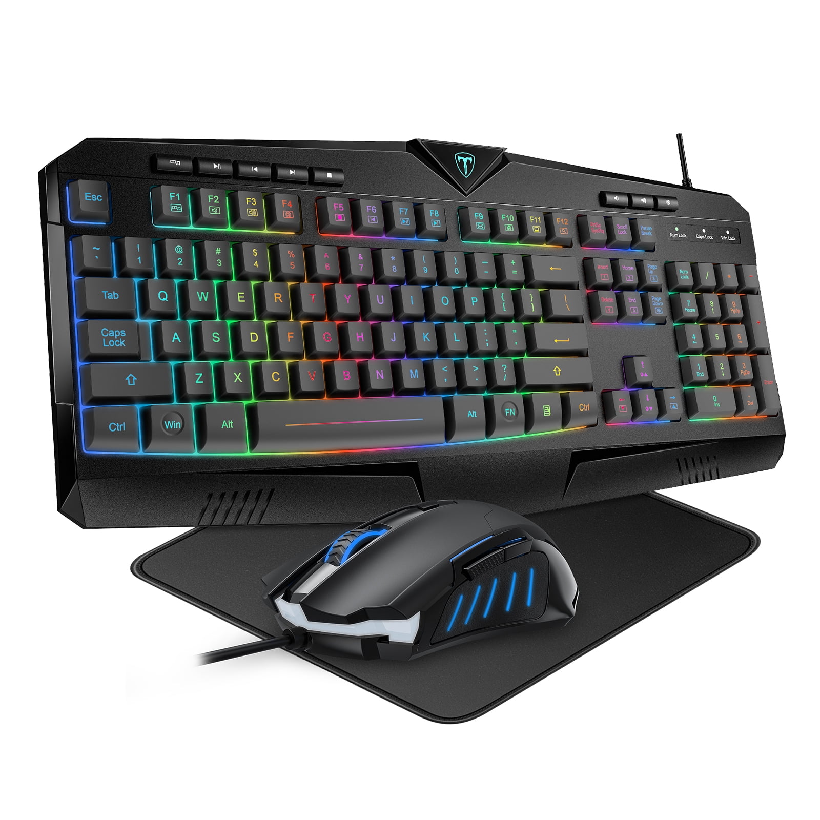 Gaming Keyboard & Mouse Combos radiant blue space bar/blue Switch ...