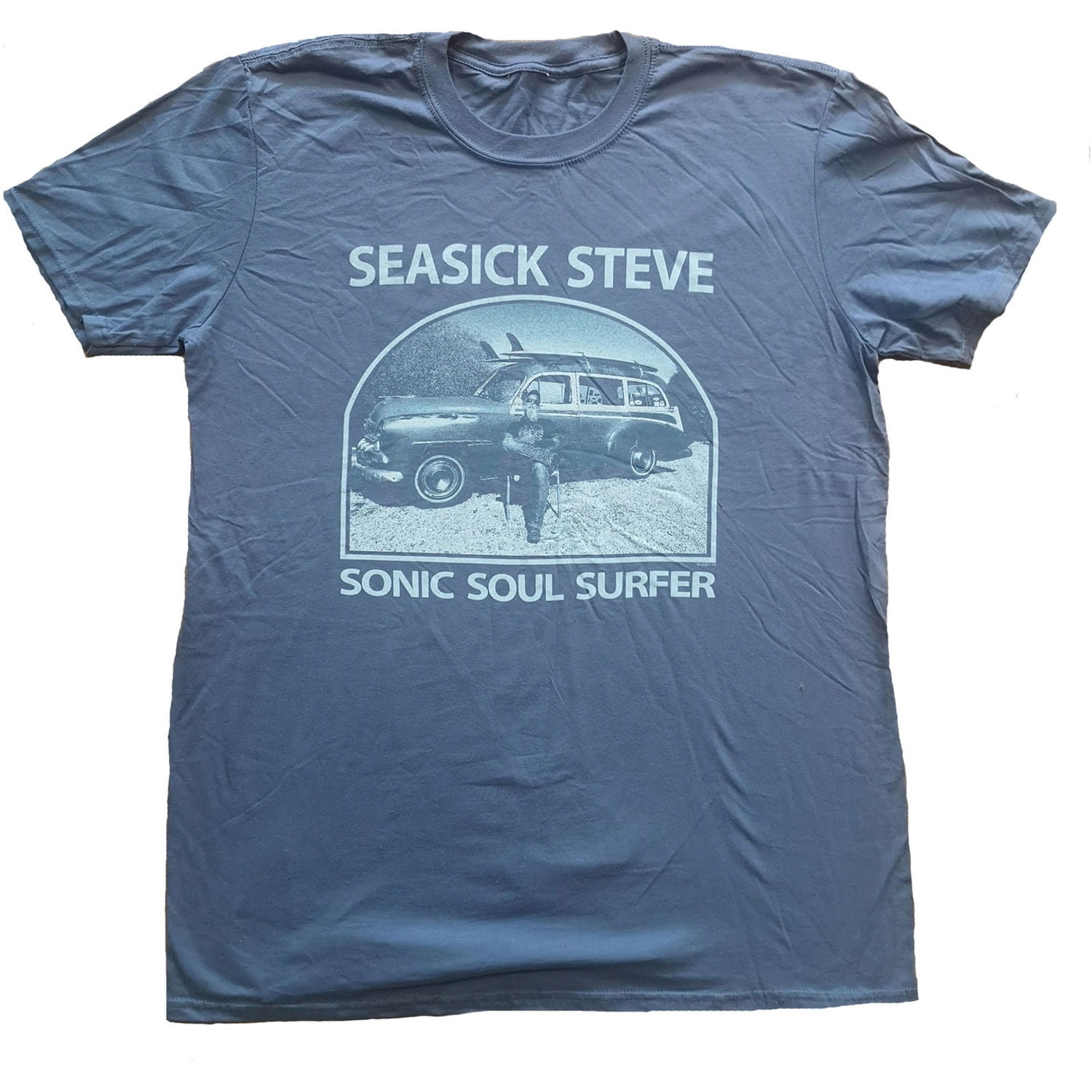Click here for Seasick Steve Adult Sonic Soul Surfer Back Print T... prices