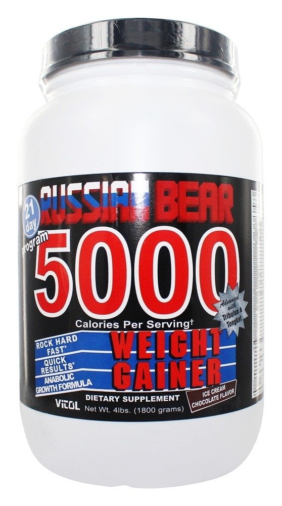 Vitol Russian Bear 5000 Weight Gainer Chocolate 4 Lbs