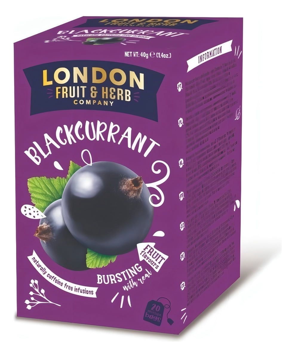 London Fruit & Herb Té De Grosella, 20 Sobres London Fruit & Herb Caja ...