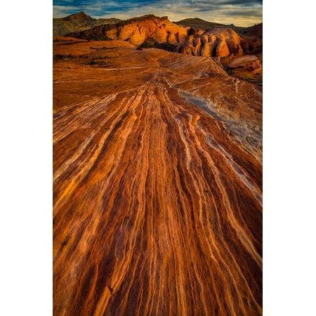 USA, Nevada, Overton, Valley of Fire State Park Multi-colored rock ...