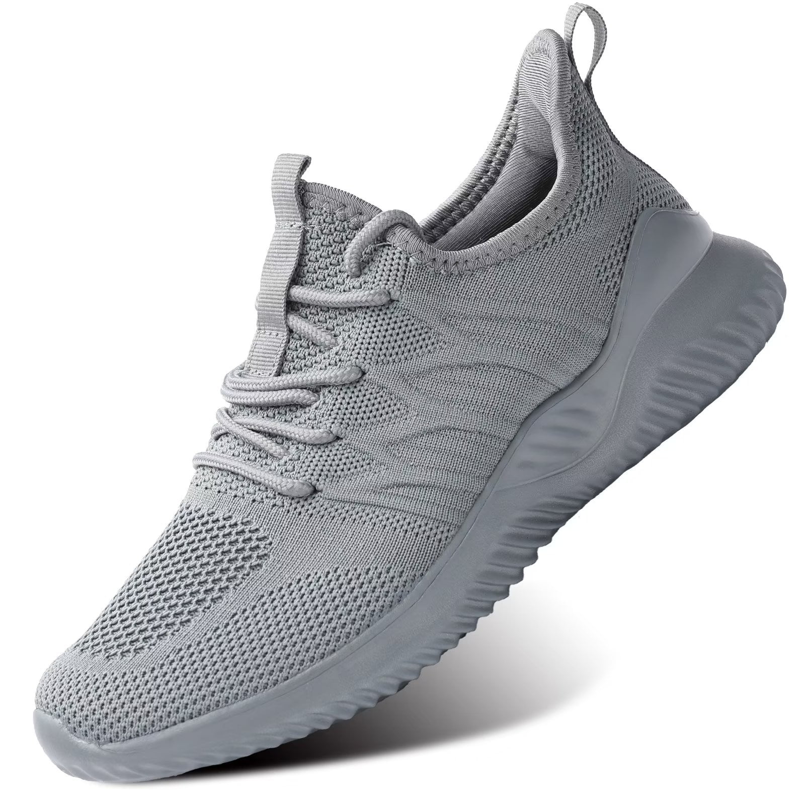 Womens Ladies Walking Running Shoes Slip On Lightweight Casual Tennis ...