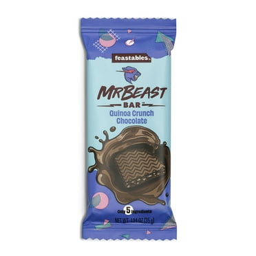 Feastables MrBeast Original Chocolate Bars, 2.1 oz (60g), 10 Pack ...