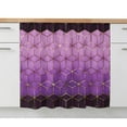 Abstract Stereo Cube Cabinet Curtains 11" W x 13" L Modern Gradient ...