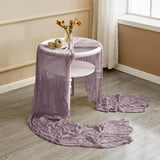 Mauve Purple Cheesecloth Table Runner-13.3Ft Boho Gauze Cheese Cloth ...