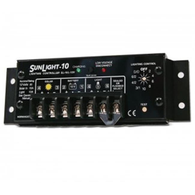 Morningstar SL-10L-12V Sunlight-10 Amp With Lvd - Walmart.com