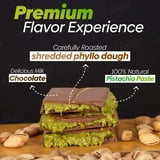 ZEGSY Dubai Chocolate Pistachio Knafeh Bar, Milk Chocolate, Pistachio ...