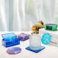 18 Pieces Thicken Resin Coaster Molds, Upgrade Coaster Molds for Epoxy ...