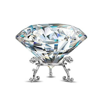 Big 60mm Crystal Clear 60 mm Cut Glass Large Giant Diamond Jewel ...