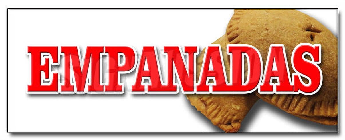 EMPANADAS DECAL sticker latin restaurant food meat chicken hot pocket ...