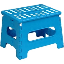 Great Value Plastic Folding One Step Stool with Carrying Handle ...