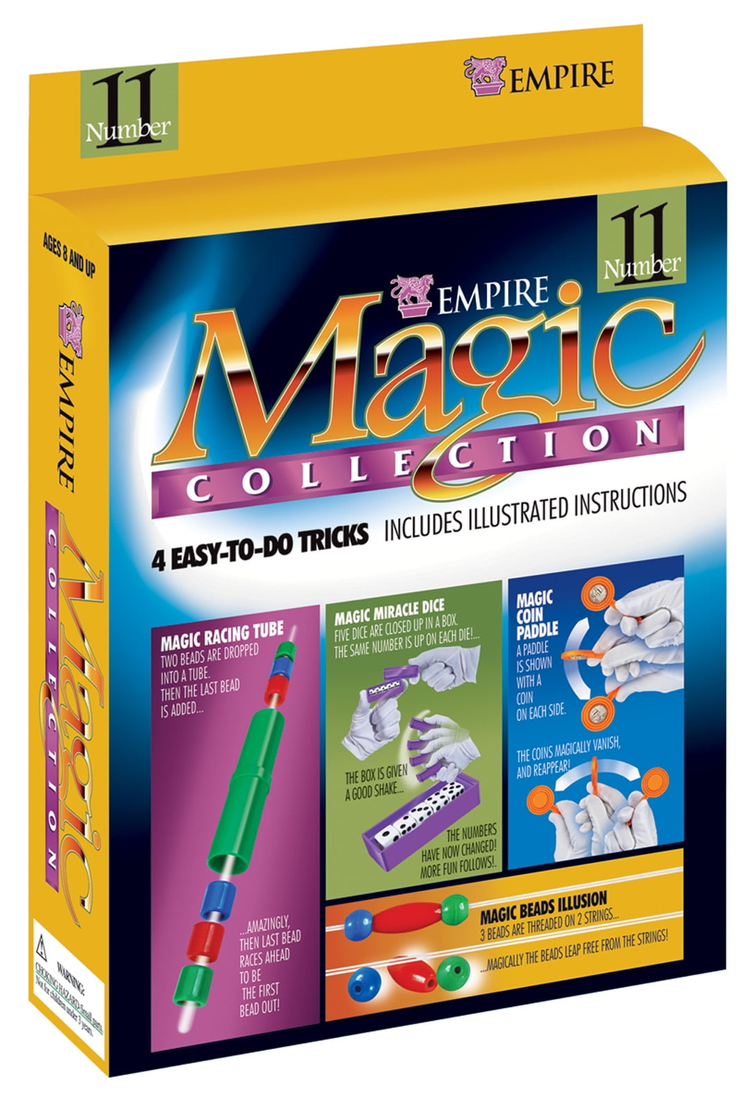 Empire Magic Magician Starter Collection #11 Miracle Dice 4pc 7" Magic ...