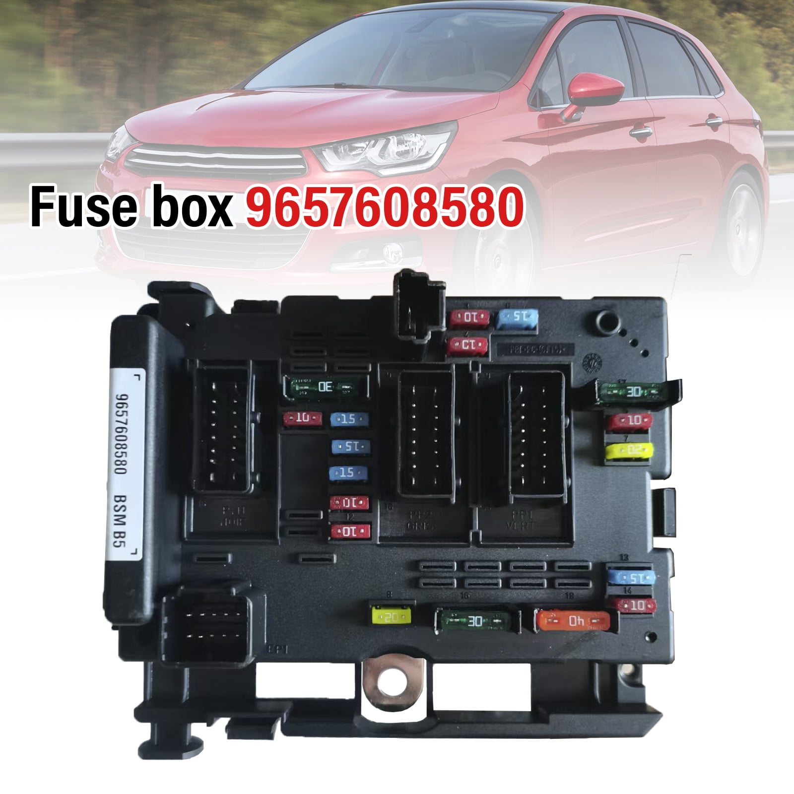 Módulo de caja de fusibles BSM 9657608580 para Citroen C3 C5 C8 Peugeot ...