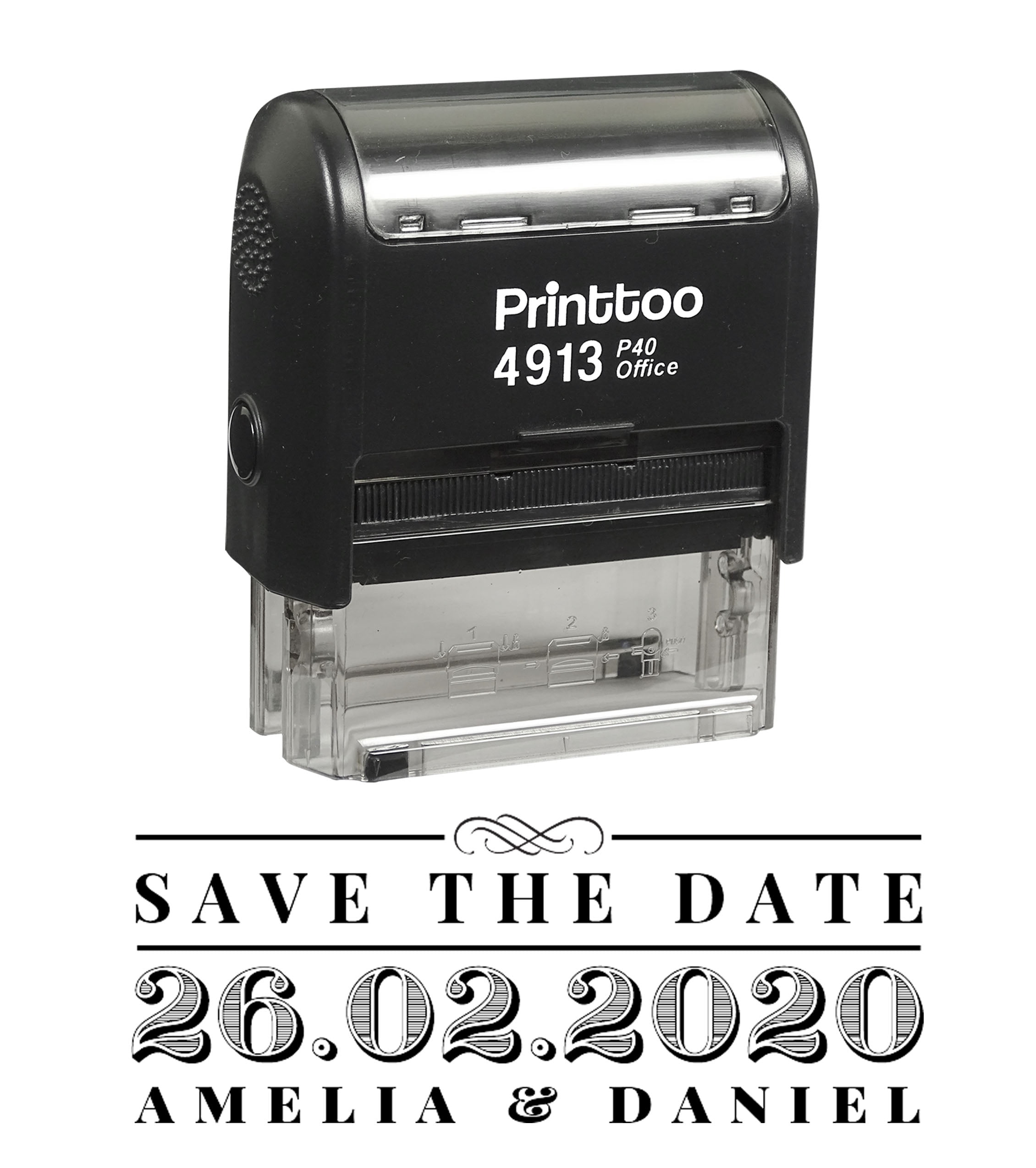 Custom Stationary Personalized Monogram Rubber Stamp Sun Design Desk ...