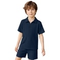 Vividxx Boys Clothes Summer Outfit Quarter Zip Pullover And Shorts ...