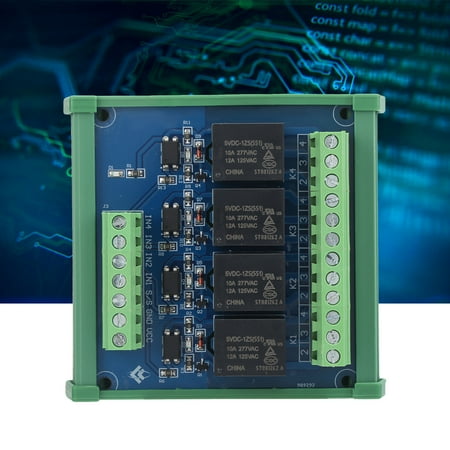 ANGGREK 4 Channel Relay Module 5V Optocoupler Isolation Relay Module ...