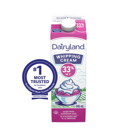 Dairyland 33% Whipping Cream, 946 mL - Walmart.ca