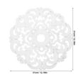 BESTYASH Versatile White Ceiling Fan Medallion Plate with European ...