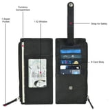 All in One Card Case Holder Slim Wallet With Strap Protection by ...