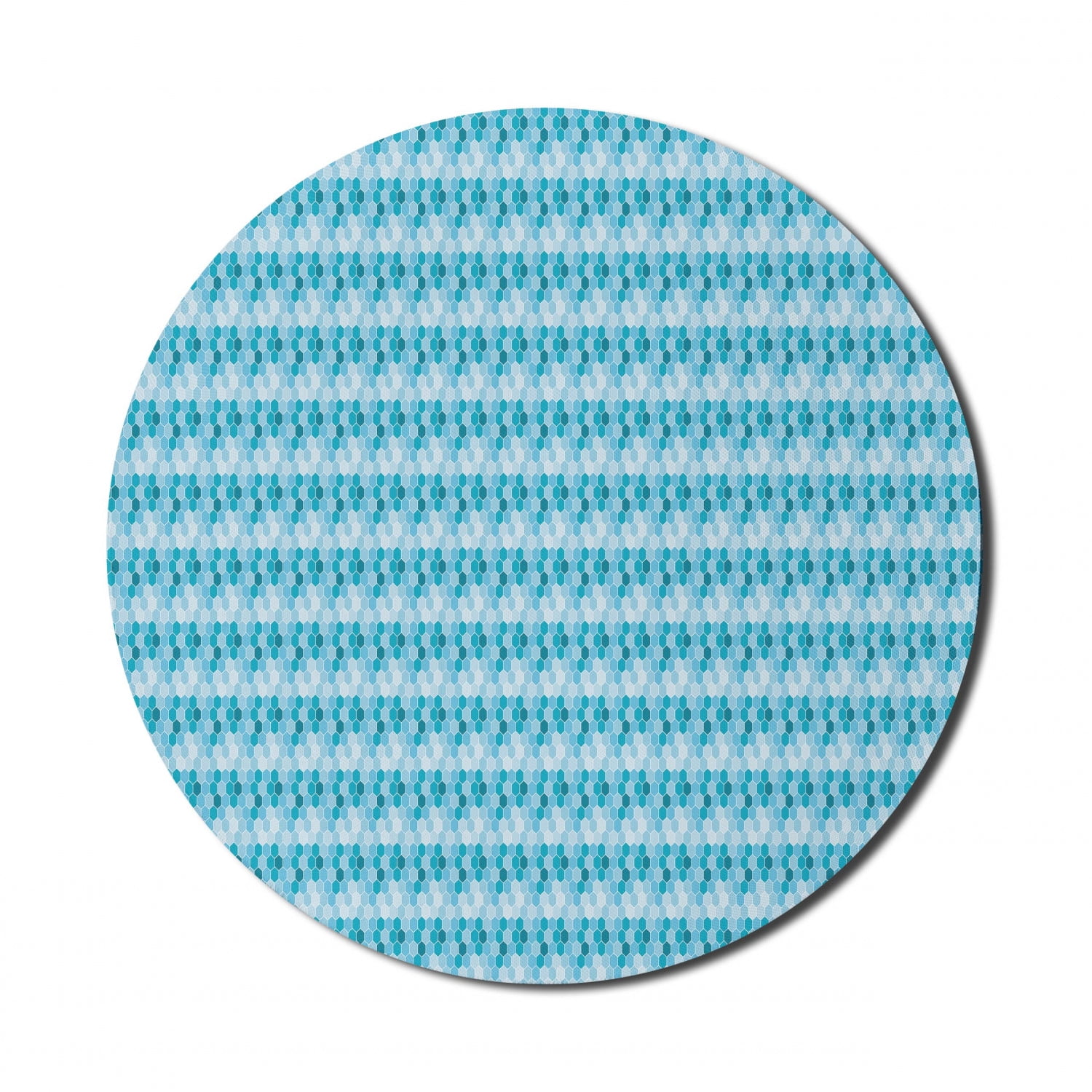 Abstract Mouse Pad for Computers, Pool Tile Look Honeycomb Rhythmic ...