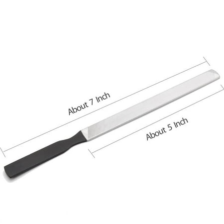 Stainless Steel Fingernail Files Anti-slip Handle Nail File Heavy Duty ...
