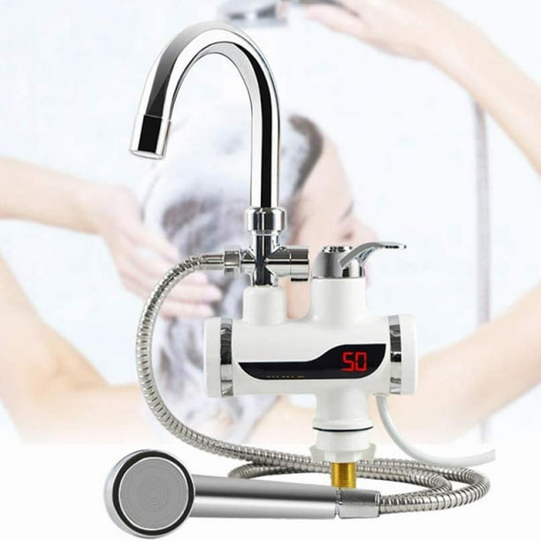 Electric Water Heater Hot and Cold Water Temperature Display for Home ...