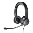 onn. USB Stereo Headset with Built-in Microphone and in-Line Volume ...