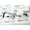 Kingston Brass KS6051CKL Kaiser Two-Handle Wall Mount Roman Tub Faucet ...