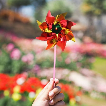 TABLZONE 20Pcs Plastic Pinwheel Multicolor DIY Windmill Easy to Install ...
