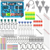 Saltwater Fishing Tackle Kit Surf Fishing Gear Ocean Saltwater Lures ...
