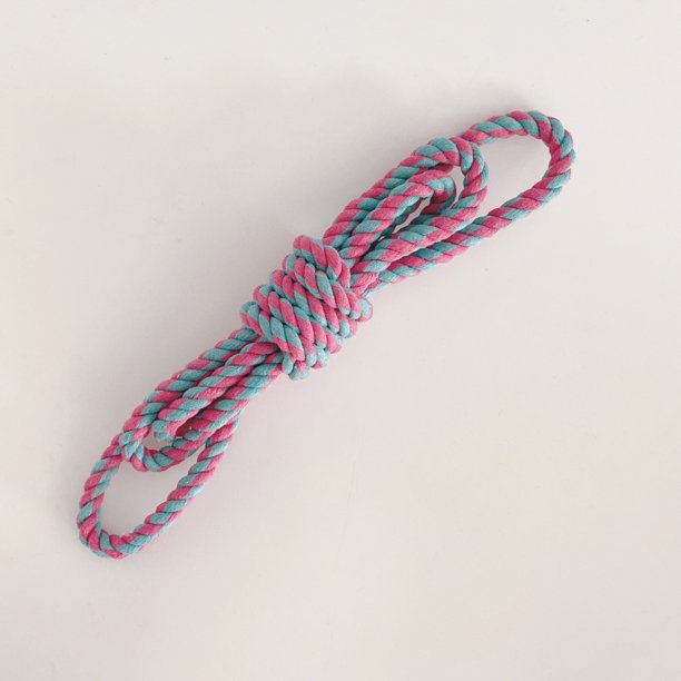 Dog Cotton Interactive Double Ring Rope Candy Bite-Resistant Molar ...