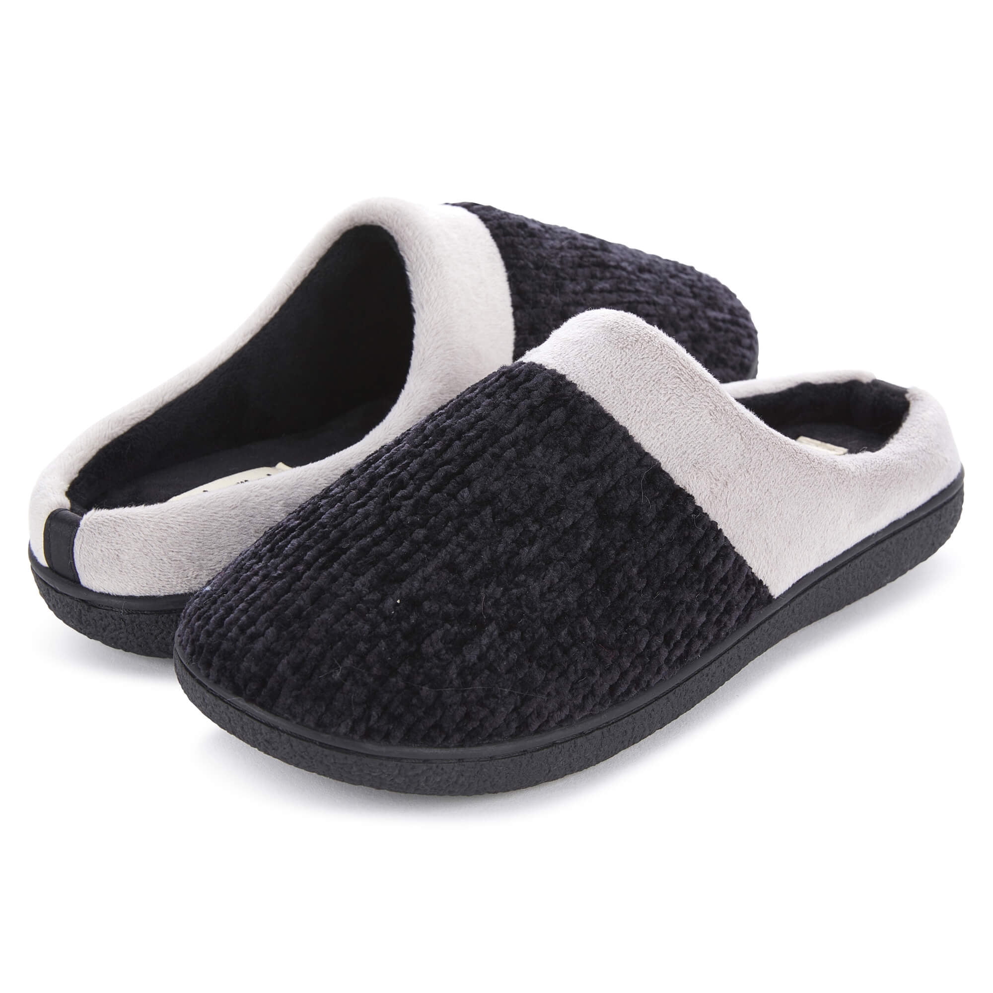 Floopi Women’s Chenille Memory Foam Clog Slipper - Walmart.com