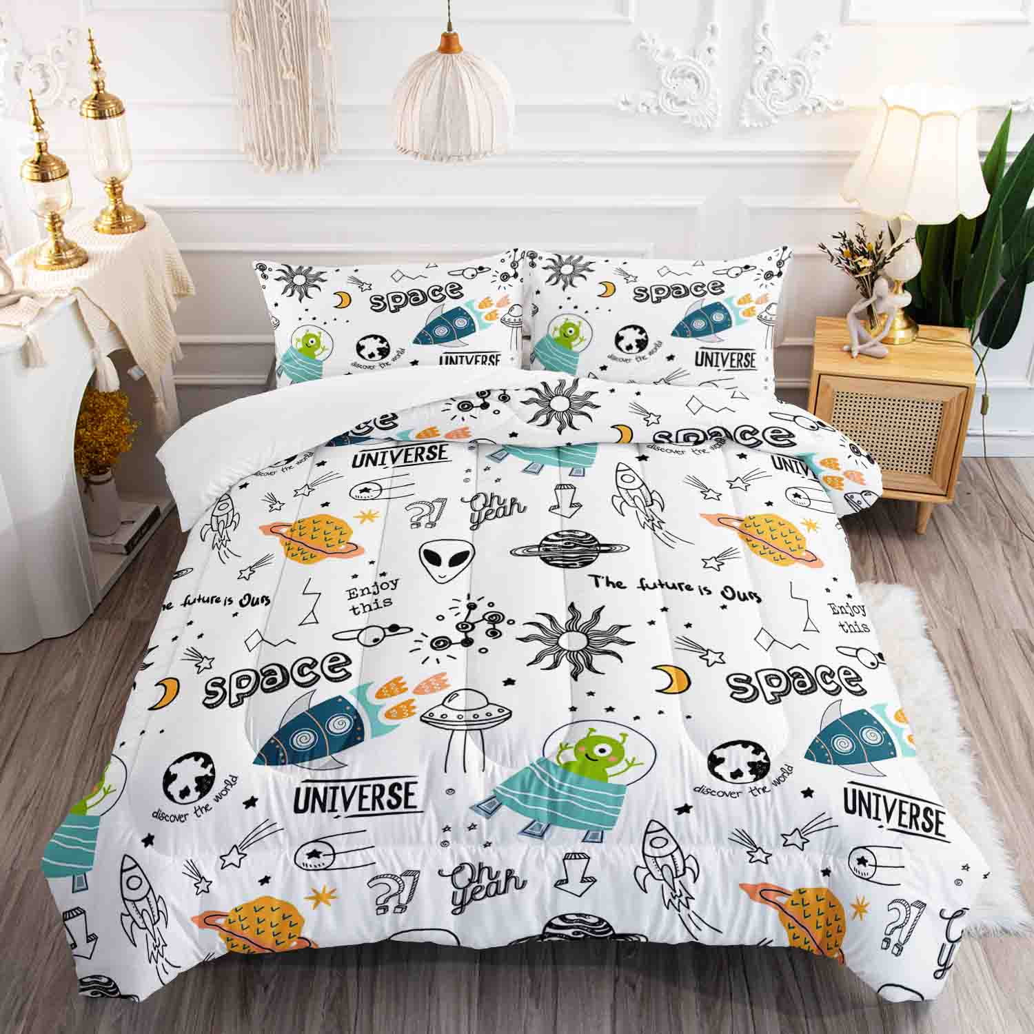 Hosima 3-Piece 3D Digital Printed Comforter Series of Children's and ...