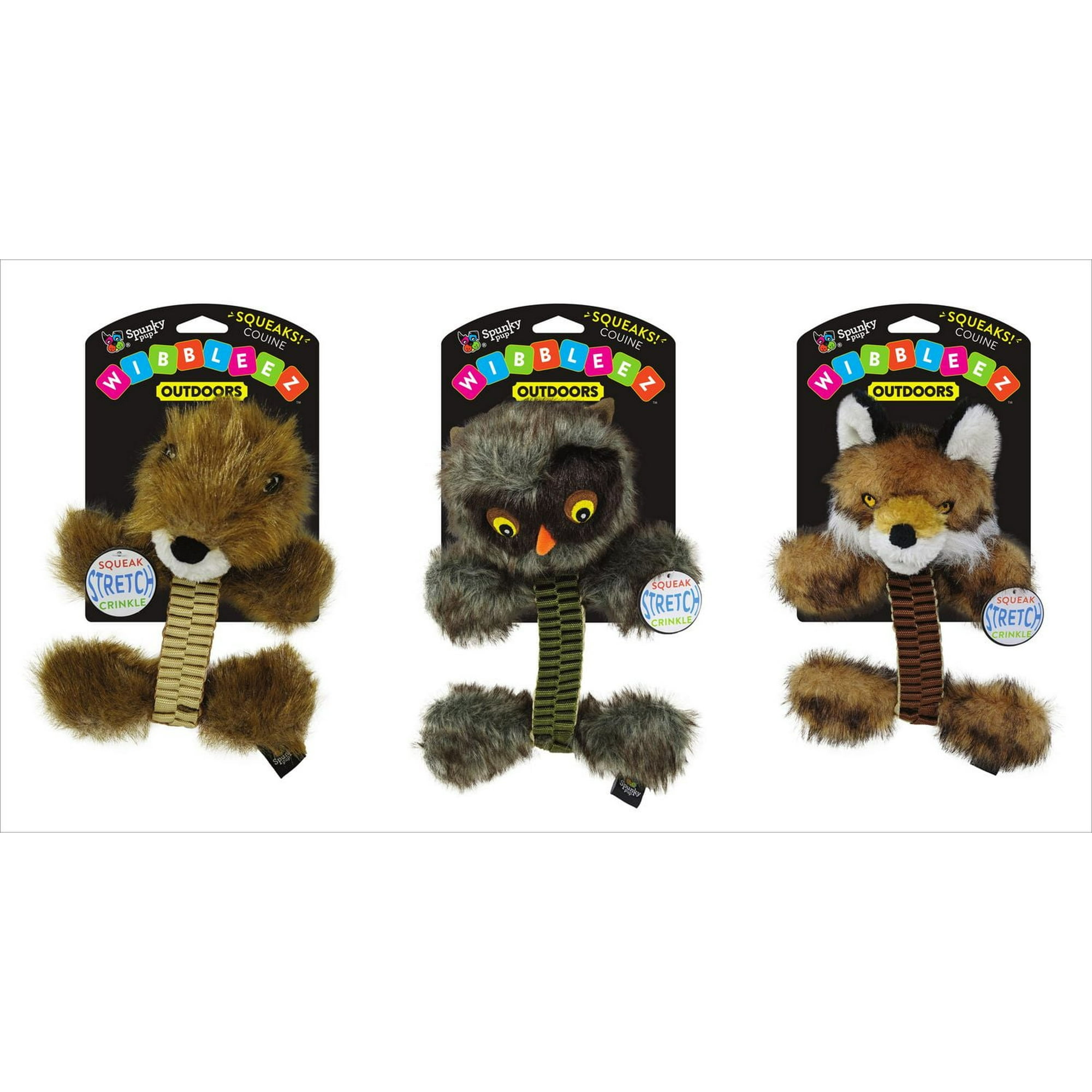 Click here for Spunky Pup Wibbleez - Stretch & Squeak Dog Toy prices