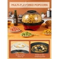 HOUSNAT Electric Popcorn Popper, 28-Cup Capacity, Hot Oil Popcorn Maker ...