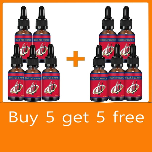 Mata el cabello blanco, elimina el cabello gris y restaura el color natural del cabello en 7 ...