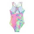 Conairie Girls Swimsuit One Piece Cute Scale Print Bathing Suit with ...