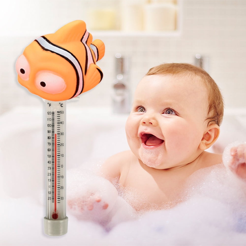 Cute Animal Floating Water Thermometer Dual Display Scale Easy Use ...
