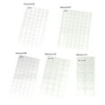 100Pcs Clear Sticky Tape Stickers Double-Side Adhesive Dot Stickers ...