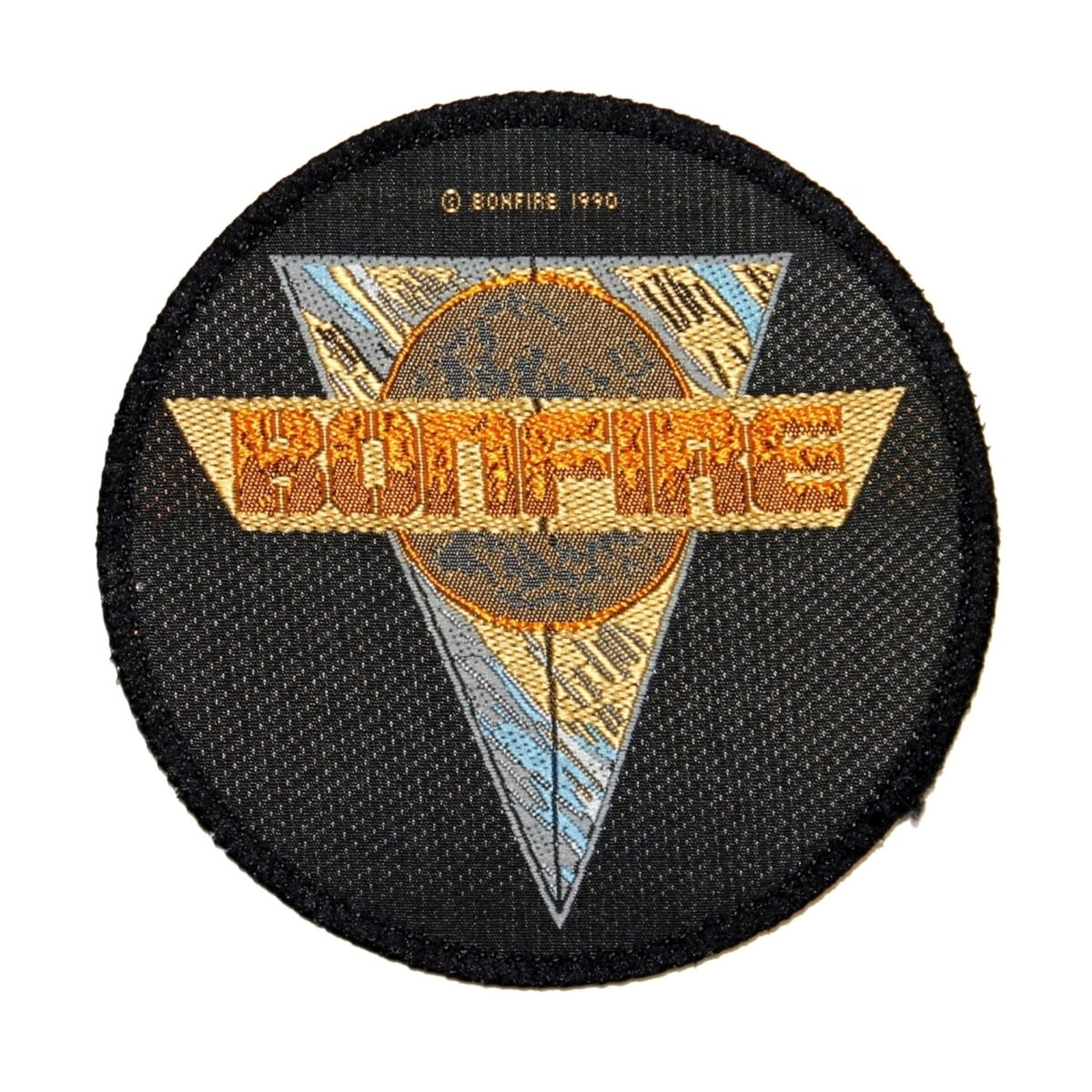 Bonfire Band Name & Point Blank Logo German Metal Music Sew On Applique ...