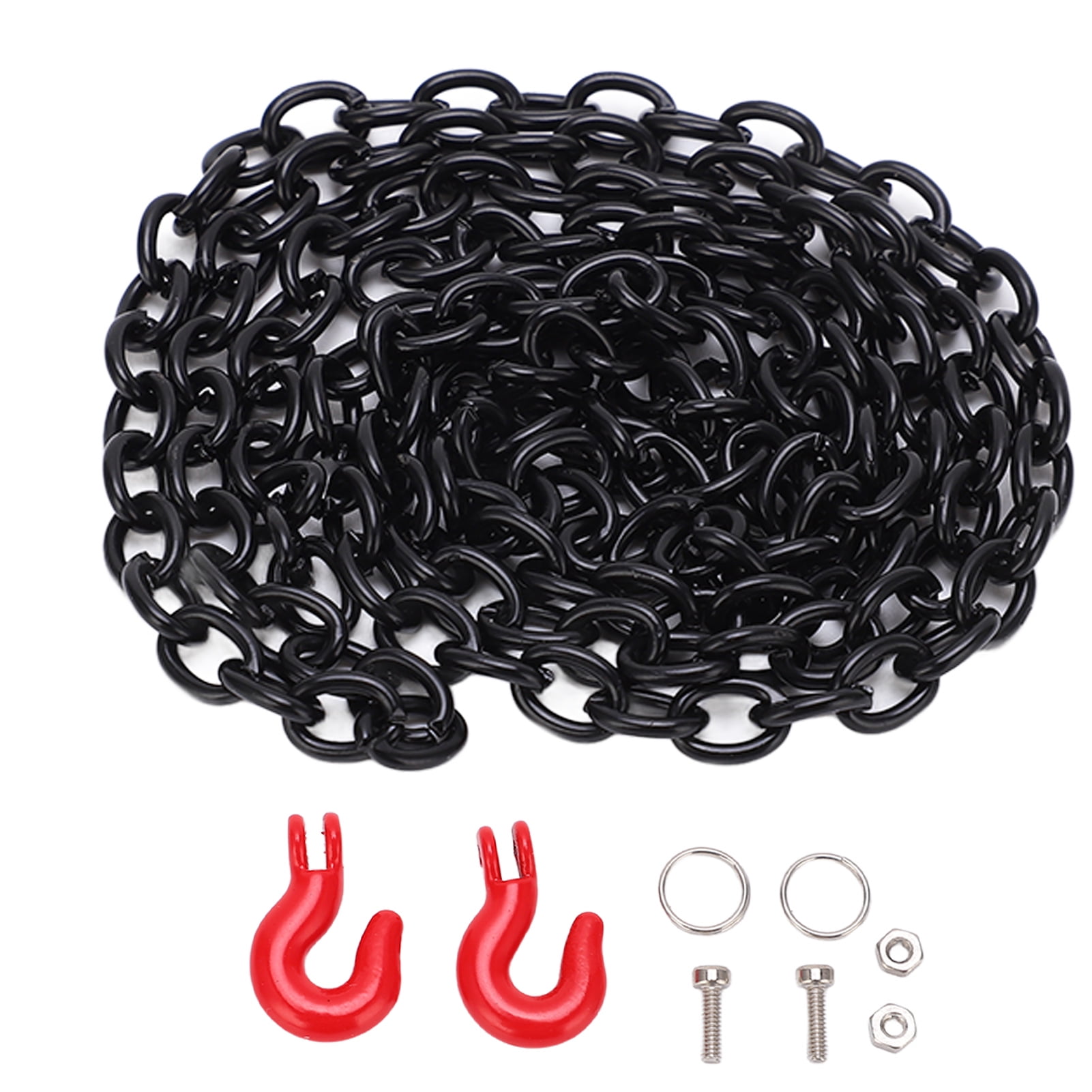 Click here for Qiilu Rc Car Tow Hook Chain rc Car Metal Tow Hook... prices