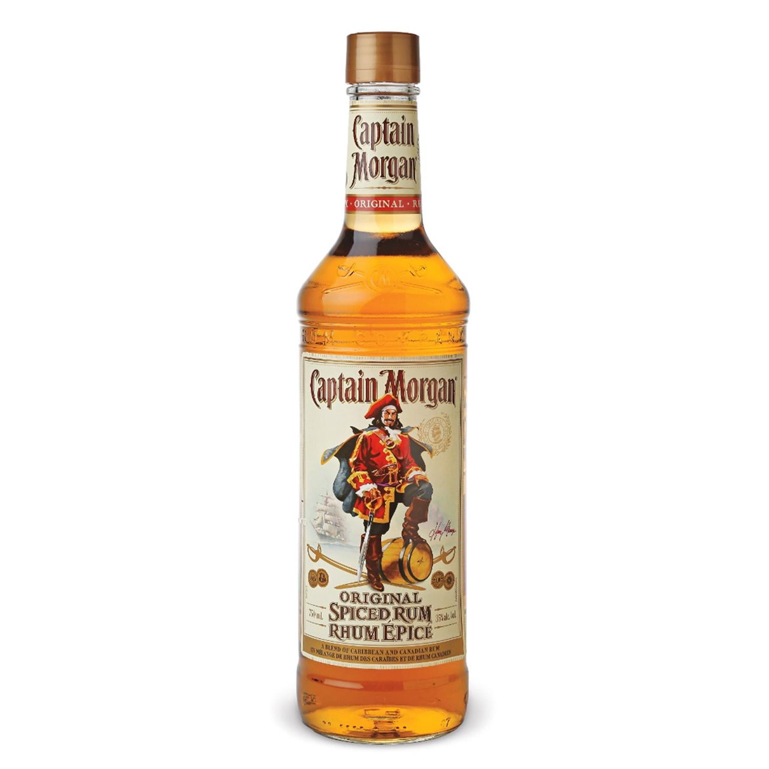 Pack de 6 Ron Capitan Morgan Spiced 750 ml | Walmart en línea
