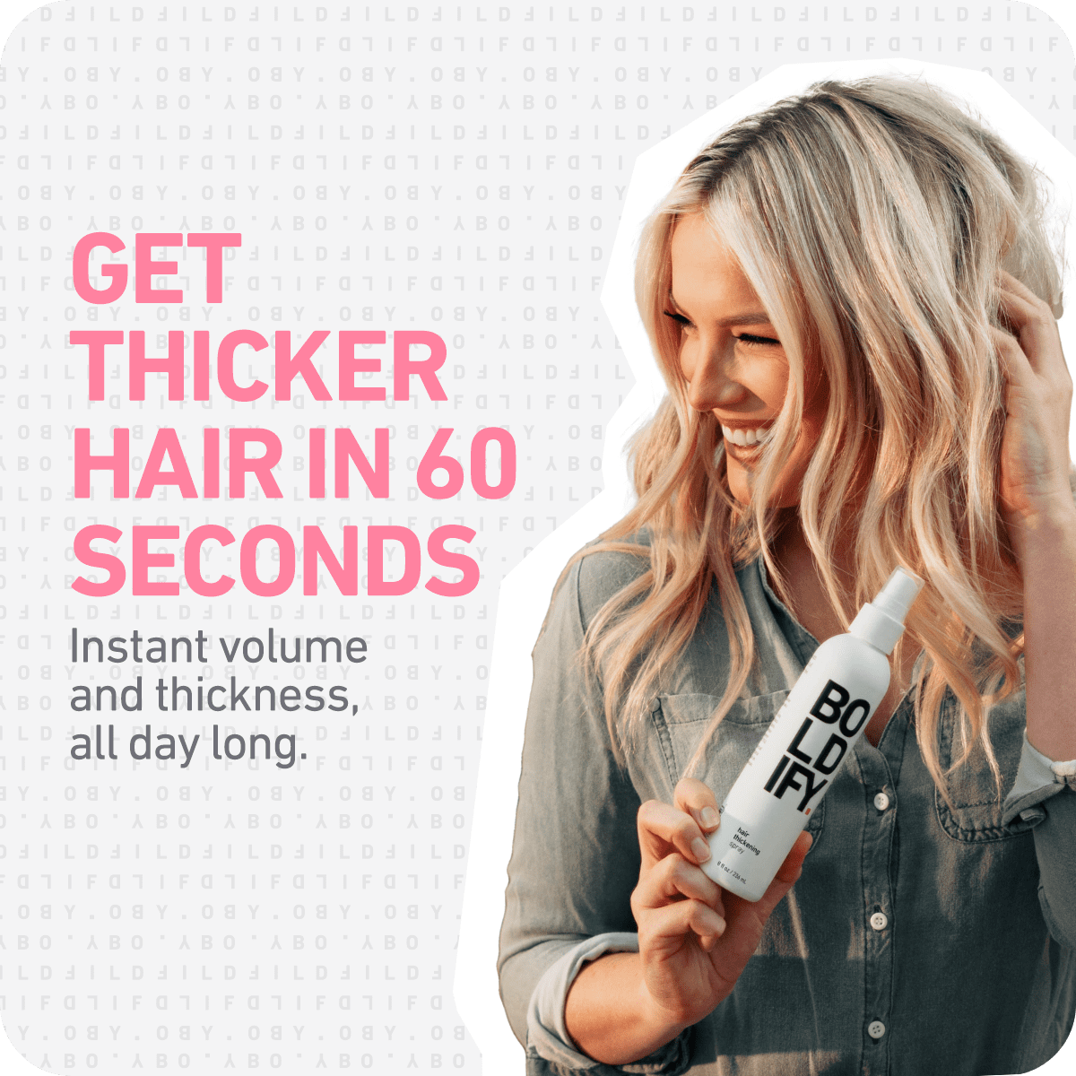 Boldify hair thickening spray store